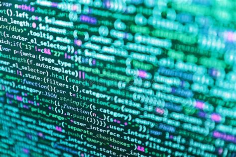 Screen Of Web Developing Php Code On Dark Background Binary Code