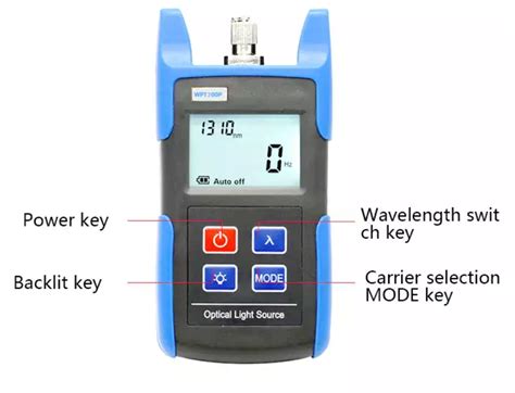 131014901550nm Ftth Fiber Tester Handheld Fiber Optical Laser Light