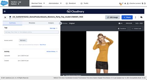 Cloudinarys Salesforce Commerce Cloud Site Cartridge Cloudinary