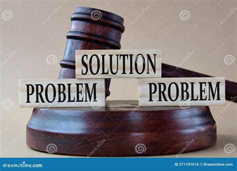 Solution Problem Problem Words On Wooden Blocks Against The Solution Problem Problem Words On Wooden Blocks Against The