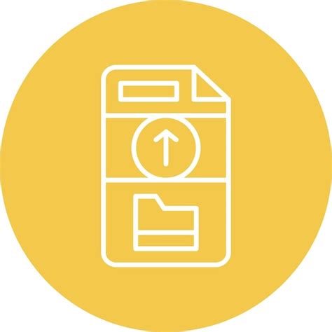 Premium Vector Upload File Vector Illustration Style