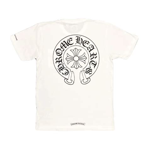 Chrome Hearts Horse Shoe Logo Pocket T Shirt White