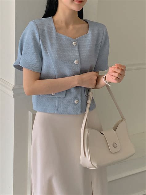 리리앤코 베르빗드 트위드 하트넥 핀턱 반팔 자켓 신상봄여름가을겨울하객룩격식룩오피스룩출근룩소개팅룩데일리룩여름하객룩빅사이즈120사이즈자체제작