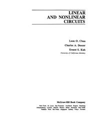 Linear And Nonlinear Circuits By Leon O Chua Open Library