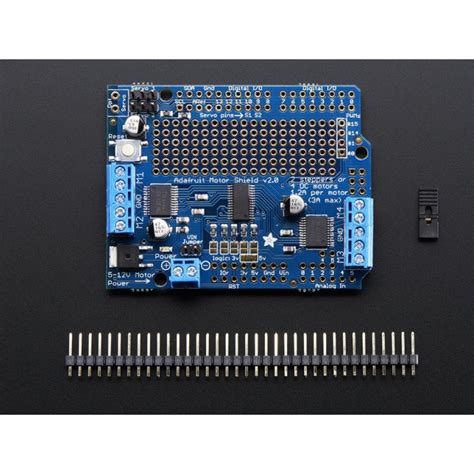 Adafruit Motorstepperservo Shield Pour Arduino V23 Boutique Semageek