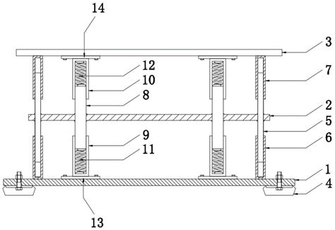 一种磨床缓震底座的制作方法