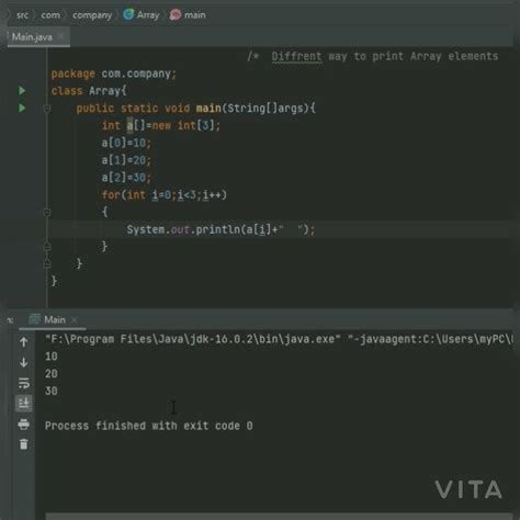 Array Printing Array Elements Java Youtube
