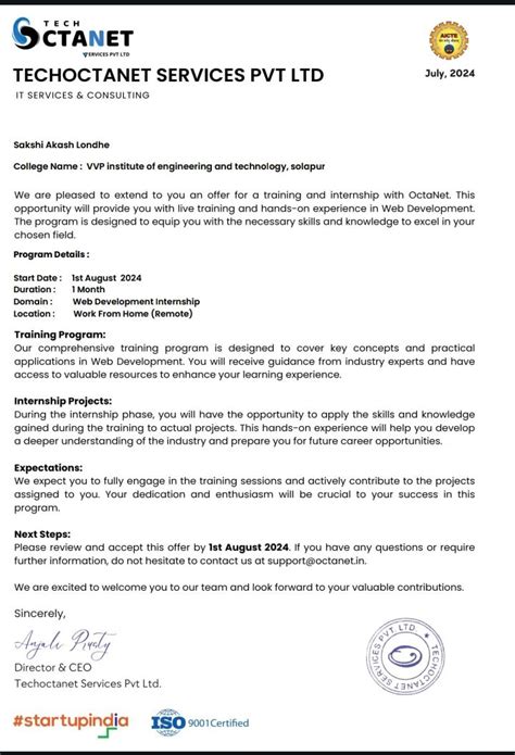 Sakshi Londhe On Linkedin Webdevelopment Internship Octanet Grateful