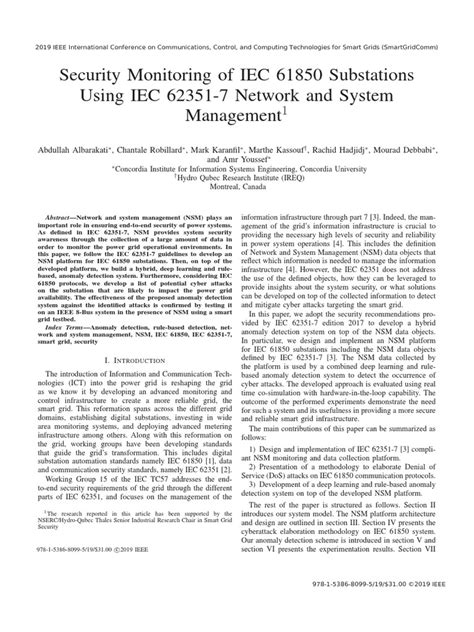 Albarakati2019 Security Monitoring Of Iec 61850 Substations Using Iec 62351 7 Network And System