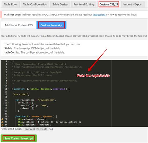 How To Merge Cells In A Table Combine Adjacent Cells In Ninja Tables
