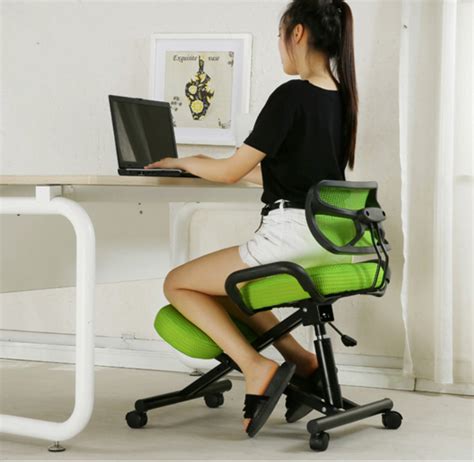 꾸미기 자세교정의자 무릎 어떤지 봐줄래 높이조절책상