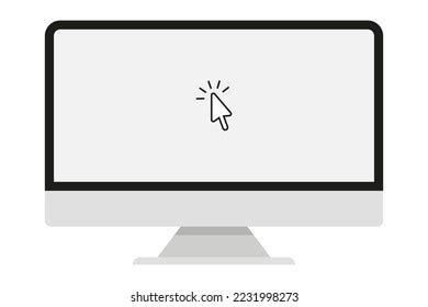 Monitor With Mouse Cursor Images Stock Photos Vectors Shutterstock