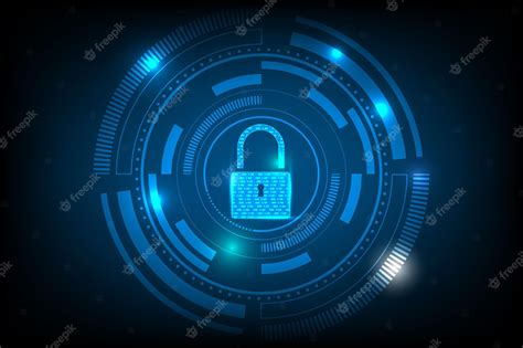 Premium Vector Padlock With Keyhole Icon In Personal Data Security Cyber Data Or Information