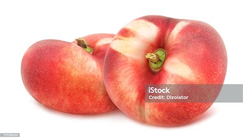 흰색 배경에 분리 된 육즙이 많은 플랫 넥타린이있는 구성 0명에 대한 스톡 사진 및 기타 이미지 0명 개체 그룹 건강한 식생활 Istock