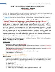 Lab4 Student Instructions Pdf 1 Introduction To Geotechnology GEOG
