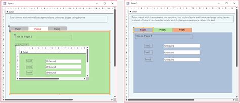 Add Colour To Tab Control Pages