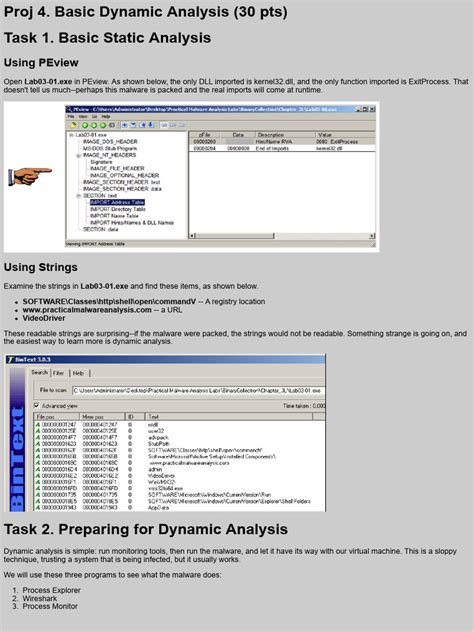 proj 4 basic dynamic analysis 30 pts pdf domain name system