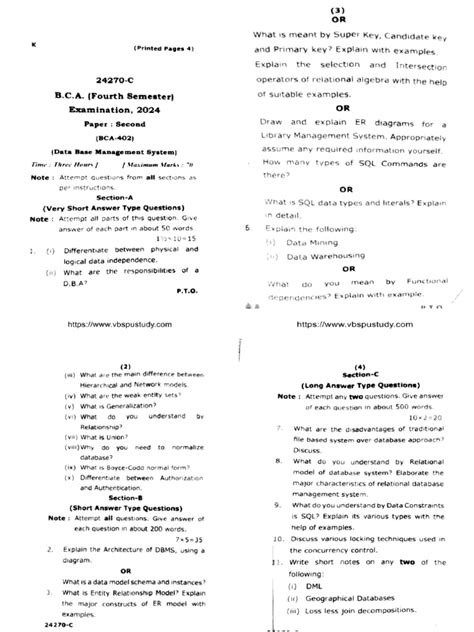 bca 4 sem data base management system 24270 c 2024 pdf