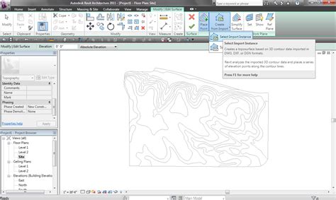 Salukitecture Creating A Toposurface In Revit With AutoCAD