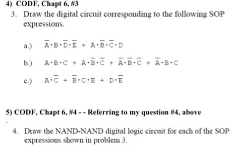 Solved CODE Chapt Draw The Digital Circuit Chegg Com