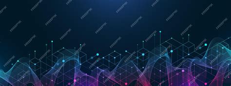 Premium Vector Technology Hexagons Connection Digital Data And Big Data Concept