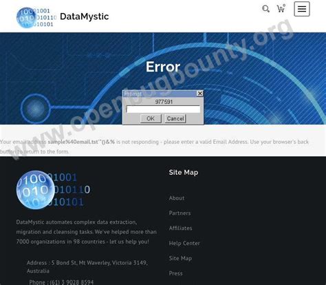 Cross Site Scripting Vulnerability Obb 661499 Open Bug
