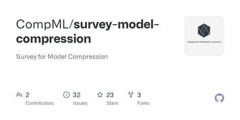 GitHub CompML Survey Model Compression Survey For Model Compression