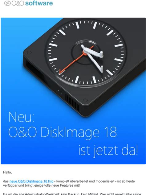 O O Software Einführungsangebot Das neue O O DiskImage 18 Pro jetzt zum Sonderpreis Milled