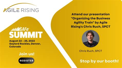 Agile Rising On Linkedin Safesummit Agile Safe5