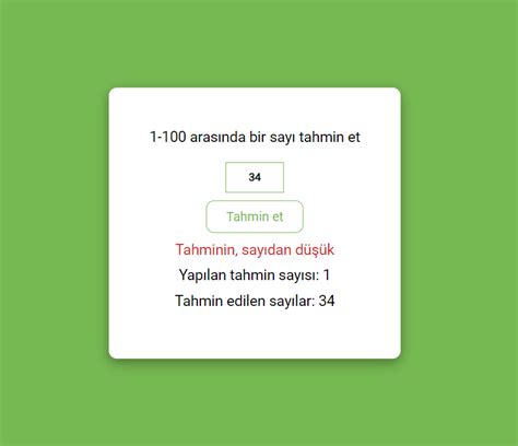 Yeni Başlayanlar Için Javascript Projeleri Html Css Javascript Projeleri Web Uzayı