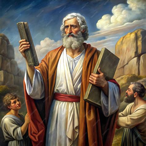 Moses Receiving The Ten Commandments At Mount Sinai Religion Faith