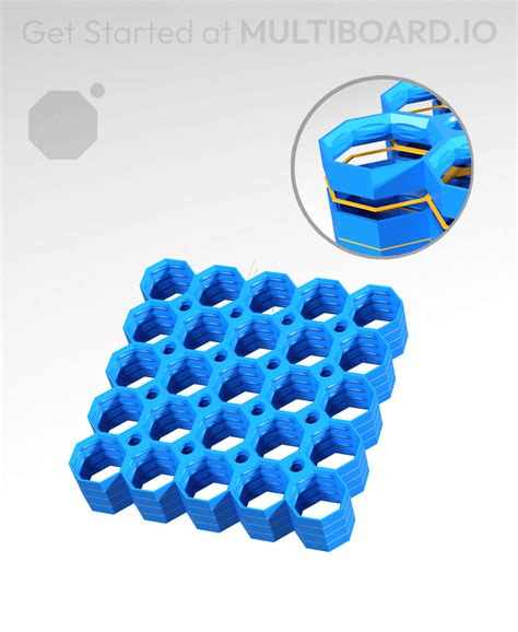 8x8 Multiboard Corner Tile X4 Stack 3d Model By Multiboard On Thangs