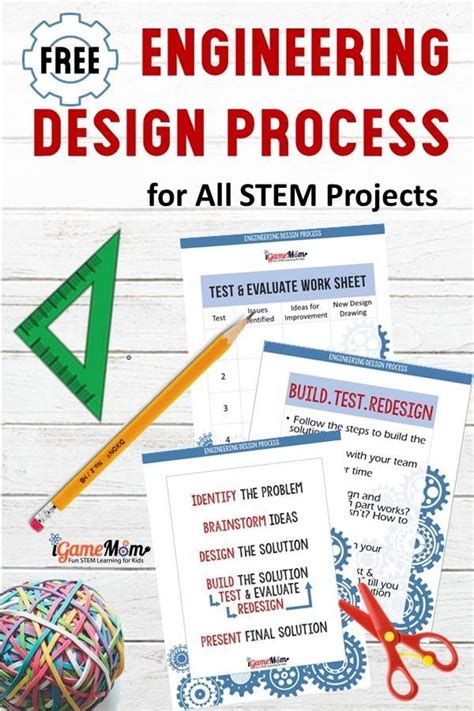 Printable Engineering Design Process Worksheet Creative Printable