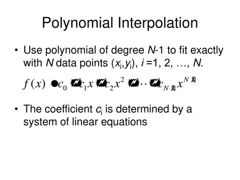 Ppt Numerical Interpolation And Extrapolation Methods Powerpoint