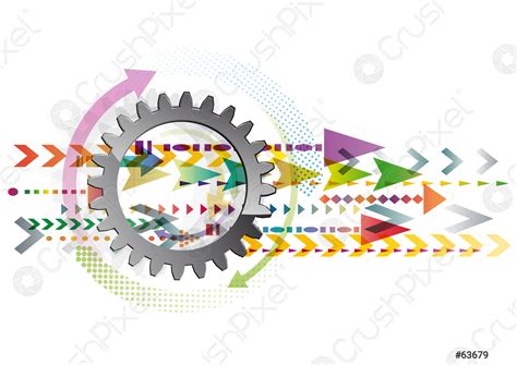 Vector Abstract Gear Background Stock Vector 63679 Crushpixel