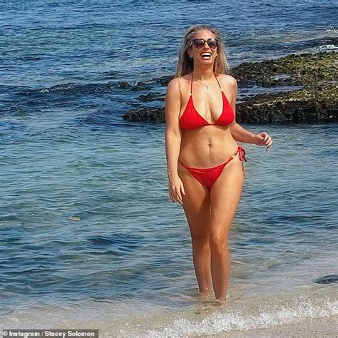 Stacey Solomon Shows Off Her Incredible Figure In A Red Bikini Ted