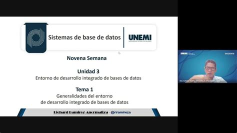 S09 Bd Ide De Dbmd Introducción Youtube