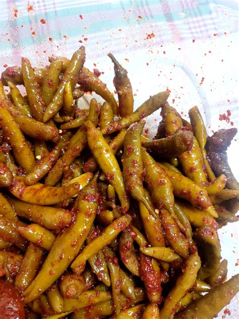 삭힌고추무침~
