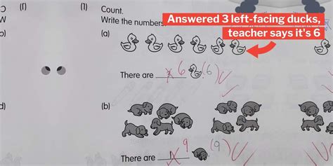 Primary 1 Girl Creatively Answers Maths Questions And Gets Told Its Wrong Netizens Think Shes