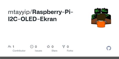 GitHub Mtayyip Raspberry Pi I C OLED Ekran