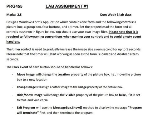 solved prg455 lab assignment 1 marks 2 5 due week 3 lab