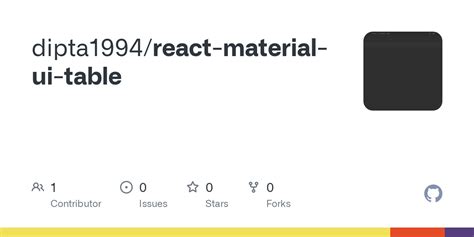 Github Dipta1994react Material Ui Table