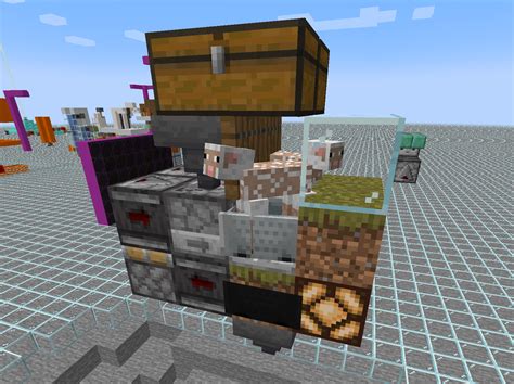 Compact 1 Wide Tileable Wool Farm R Redstone