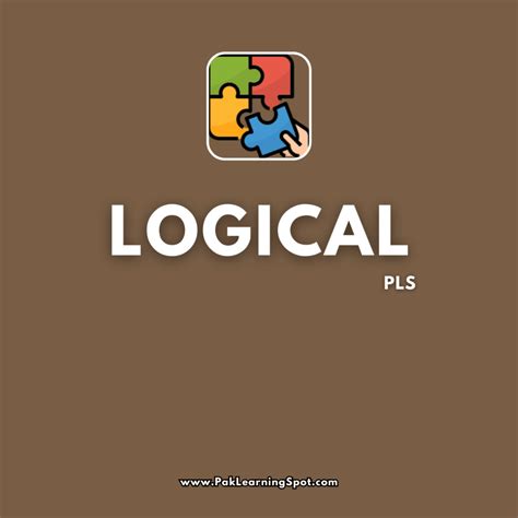 Logical Reasoning MCQs PLS Prep By PakLearningSpot PLS Entry Test