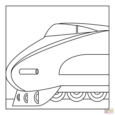 초고속 열차 색칠하기