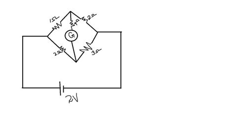 Find The Current Through Galvanometer Filo