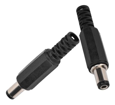 Conector Plug Jack Dc 2 1 mm Macho X5 Unidades Arduino Cuotas sin interés