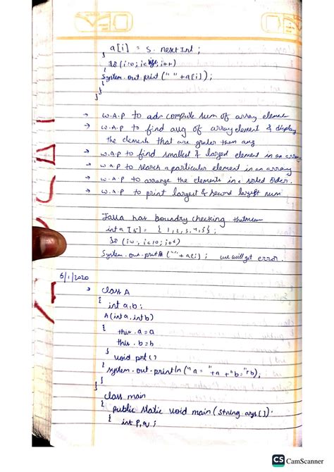 SOLUTION Java Notes On Arrays And Its Types Arrays Of Strins Etc With