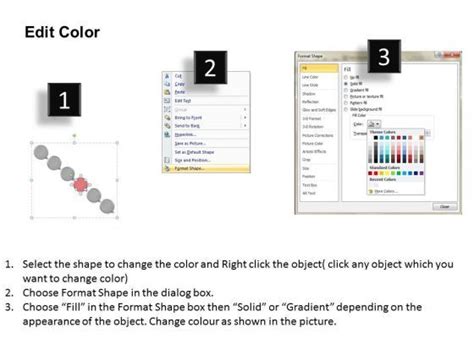 Ppt Highlight Text Powerpoint 2007 Circles Passed Down Arrow 6 Steps Business Templates