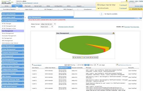 实时active Directory变更审计与报表解决方案 Windows Active Directory审计 Adaudit Plus